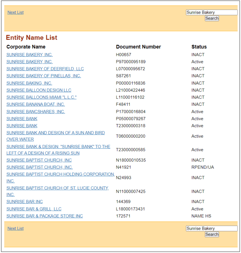 Florida Business Entity Search | Verify Business Records 2026