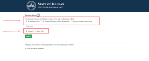 Kansas Business Search - Guide 2025