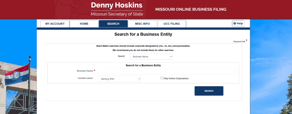 How to do a Missouri business search | Verify LLC names fast