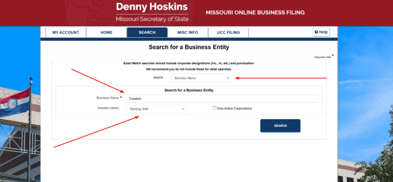 How to do a Missouri business search | Verify LLC names fast