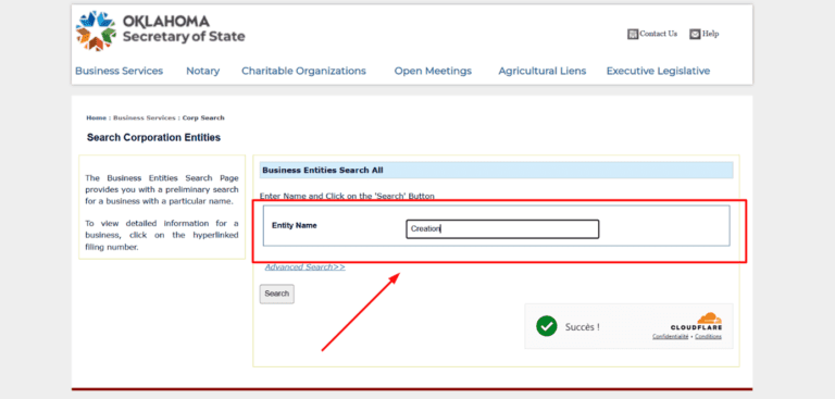 How to do an Oklahoma business search | Verify LLC names fast