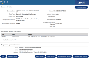 Indiana LLC Search Guide | Check Name Availability (INBiz)