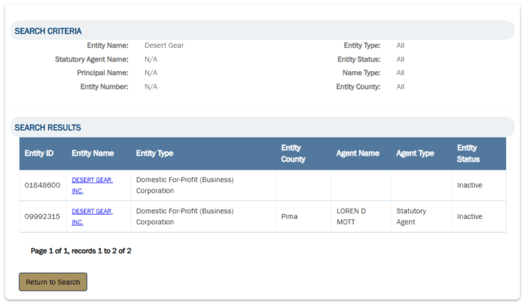 Arizona LLC Search (2025) - Step-by-Step Business Name Guide